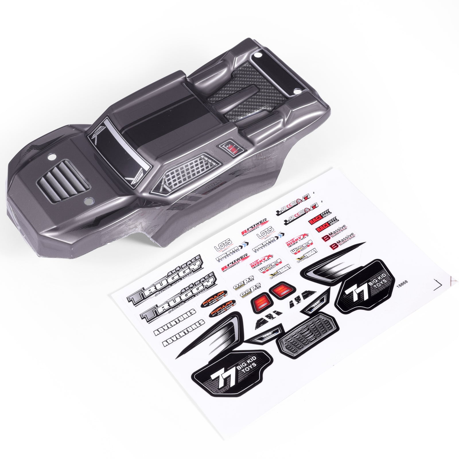 HAIBOXING 1/18 RC Cars Spare Parts Truggy Body Shell Apply to 18868(M1 ...